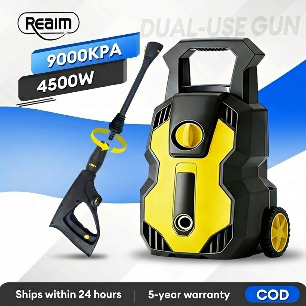 REAIM Pressure Washer Heavy Duty Portable High Pressure Power Sprayer ...