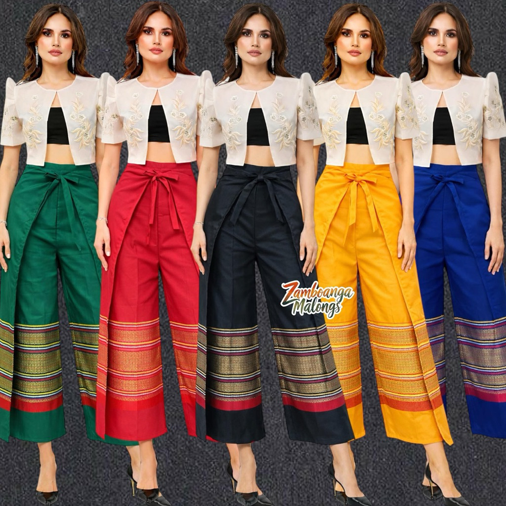 Asean Wrap Around Pants | Shopee Philippines