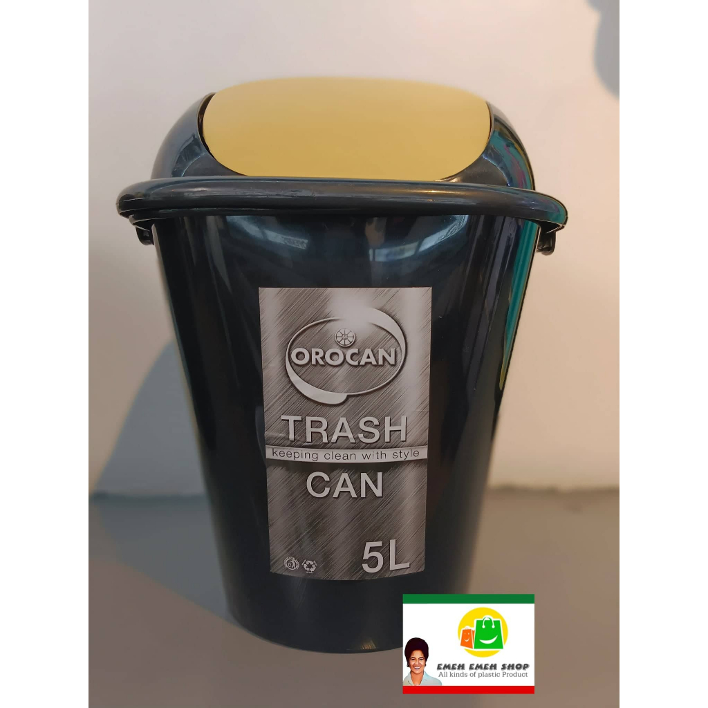 OROCAN TRASH CAN 5L.... | Shopee Philippines