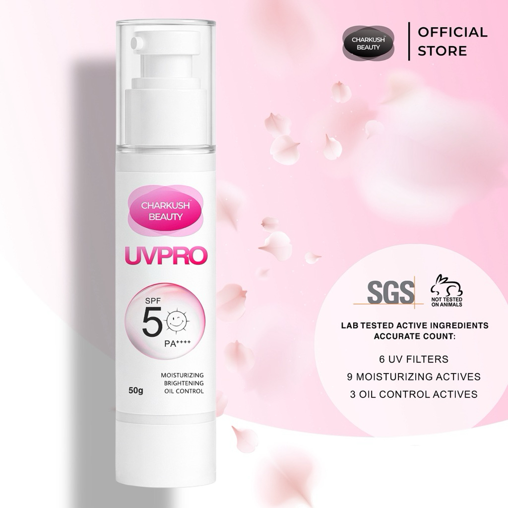 Charkush Beauty UVPRO Sunscreen SPF50+PA++++ | 50g | Shopee Philippines