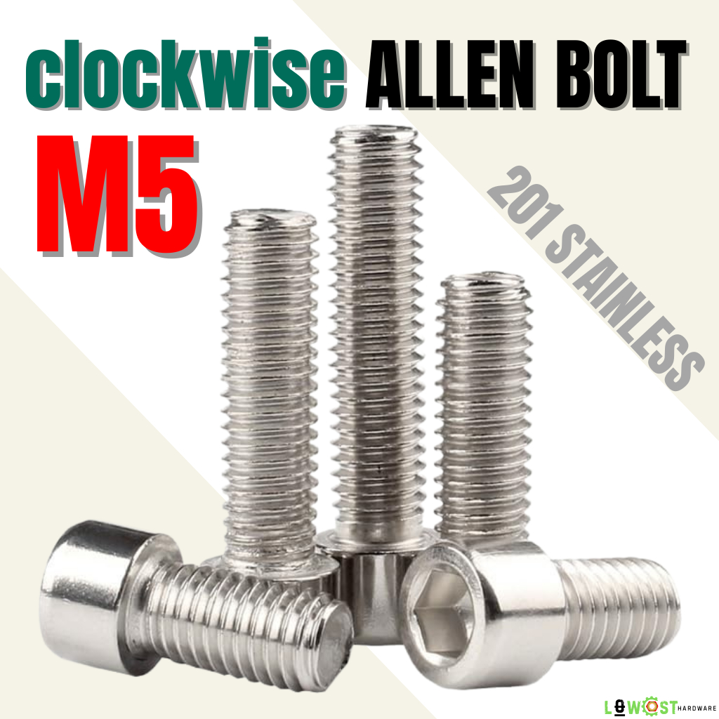 M5 Allen Bolt Stainless Capscrew | Allen Bolt Hex Socket Head Cap Screw ...