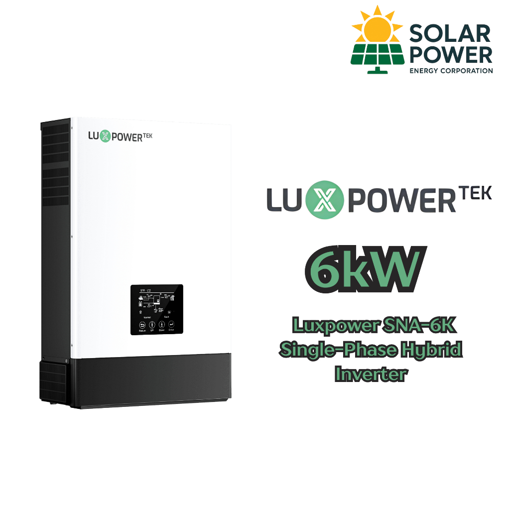 Luxpower 6kW SNA-6K Single-Phase Hybrid Inverter | Shopee Philippines