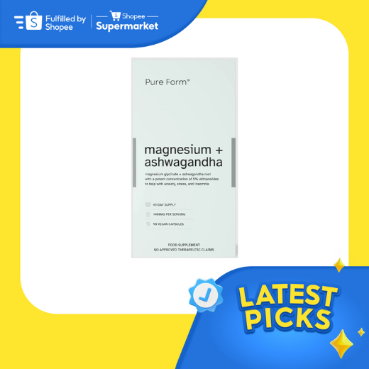 Pure Form Magnesium + Ashwagandha | Shopee Philippines
