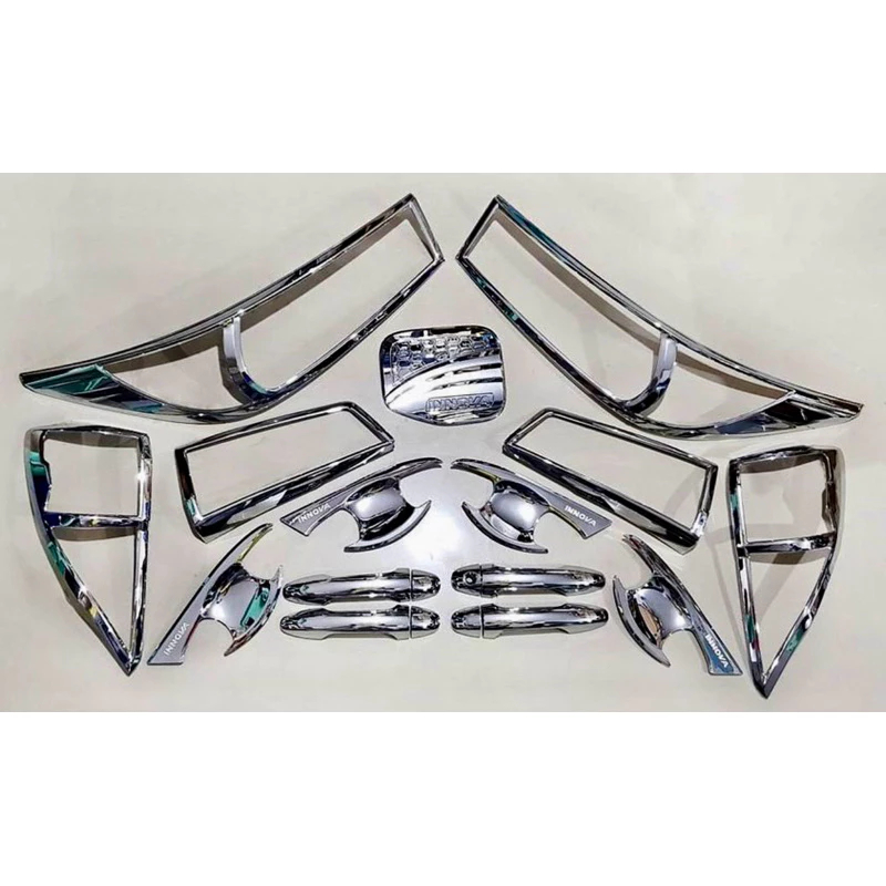 TOYOTA INNOVA 2016-2025 GARNISH COMPLETE SET CHROME | Shopee Philippines