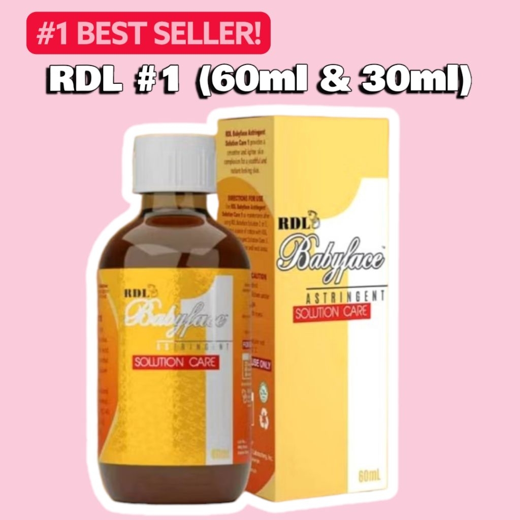 RDL BbyFace Astringent Toner #1 [60ml & 30ml] | Shopee Philippines