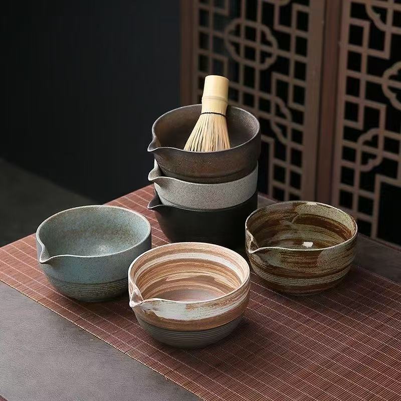 RetroTraditional Matcha Gift Set Bamboo Matcha Whisk Spoon Ceramic ...