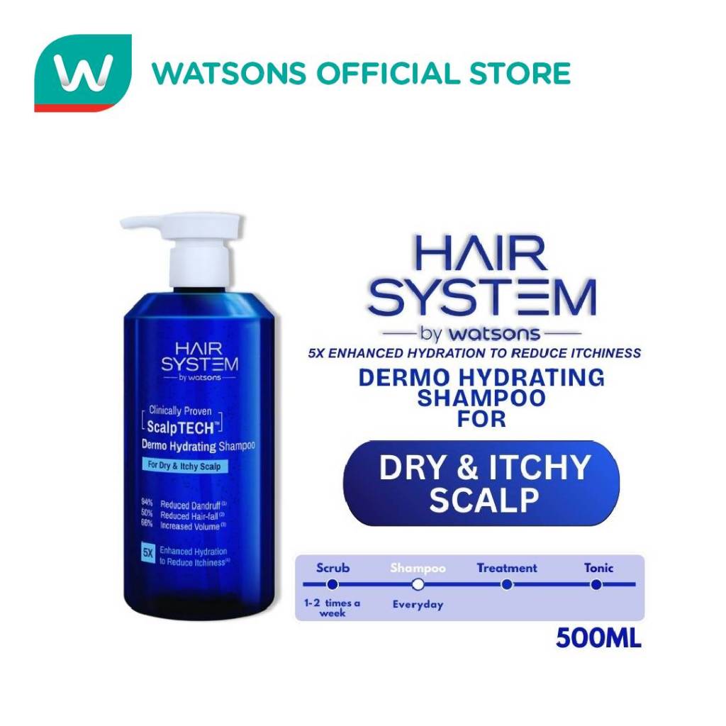WATSONS Hair System Hydrating Shampoo 500ml | Shopee Philippines