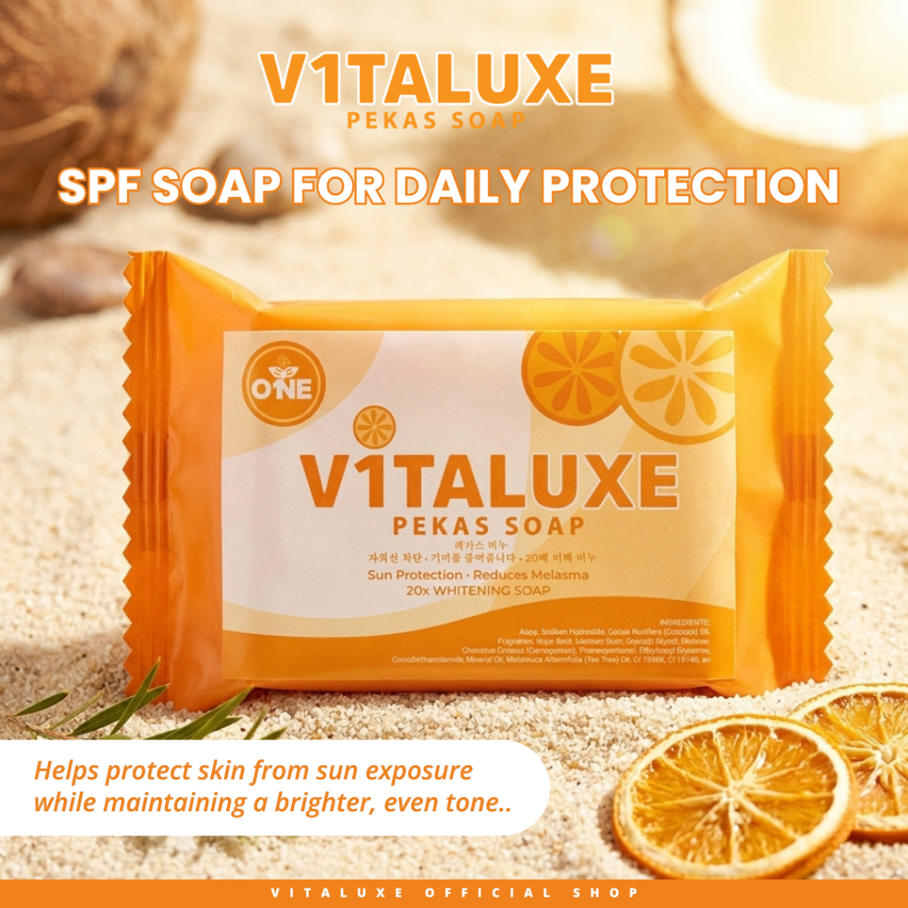 Vitaluxe Whitening Soap- for Dull Skin, Dark Spots & Smooth Skin Care ...