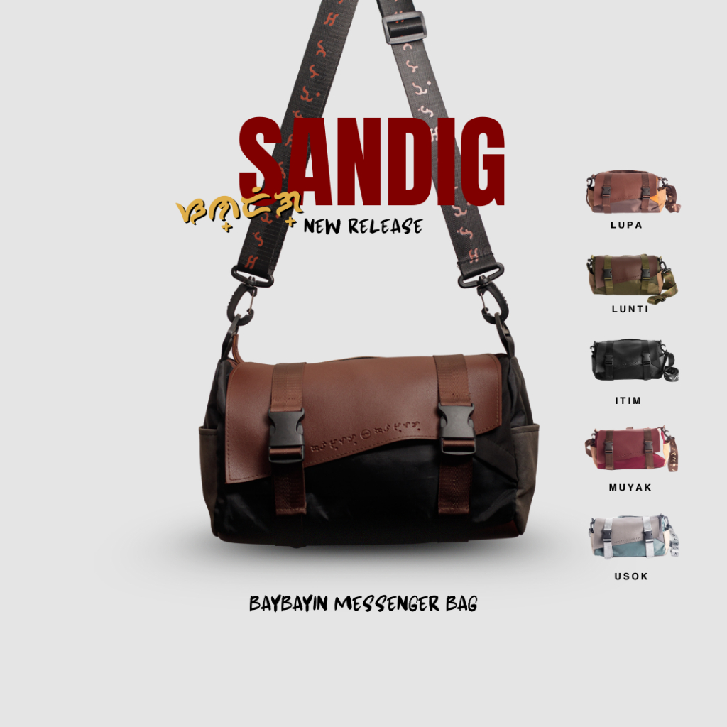 LEGAZY Sandig Baybayin Messenger Bag for Men and Women | Shopee Philippines