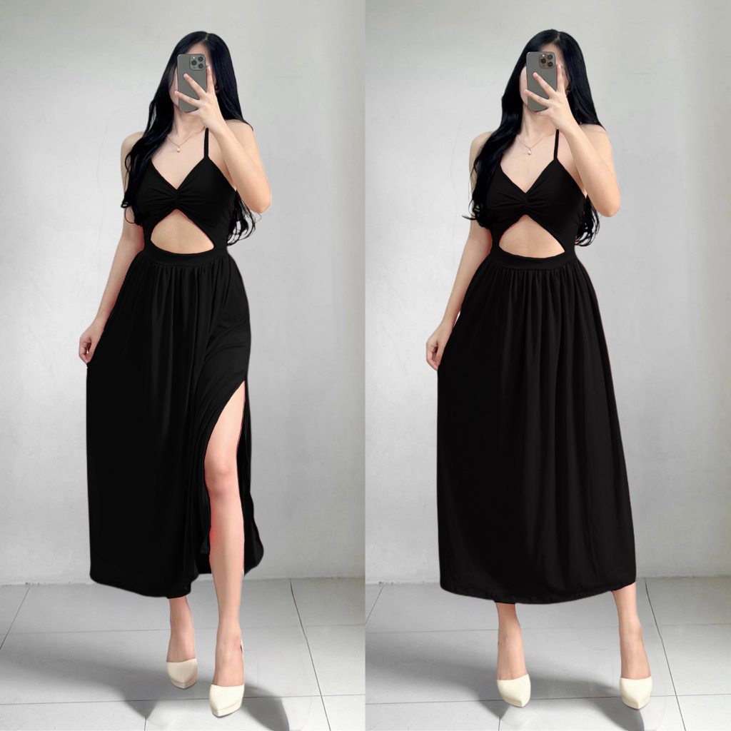 GHB. MARLA STRAPPY MAXI DRESS | Shopee Philippines
