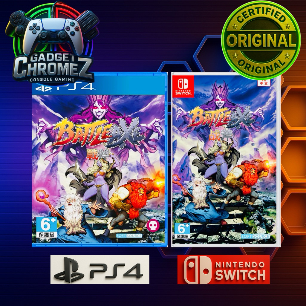 Battle Axe | PS4 / Nintendo Switch Game | BRANDNEW | Shopee Philippines