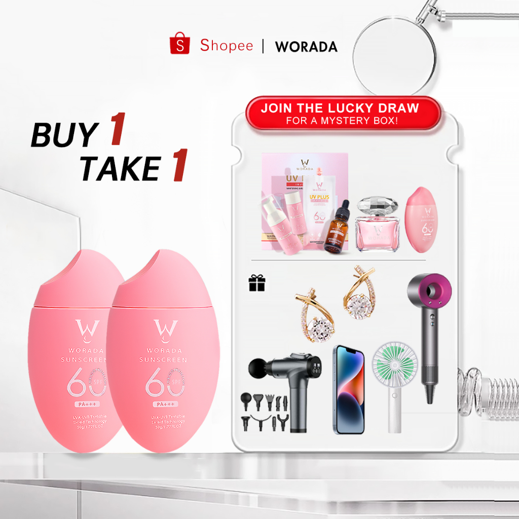 [FDA approved] WORADA facial whitening Sunscreen cream SPF60 locks in ...