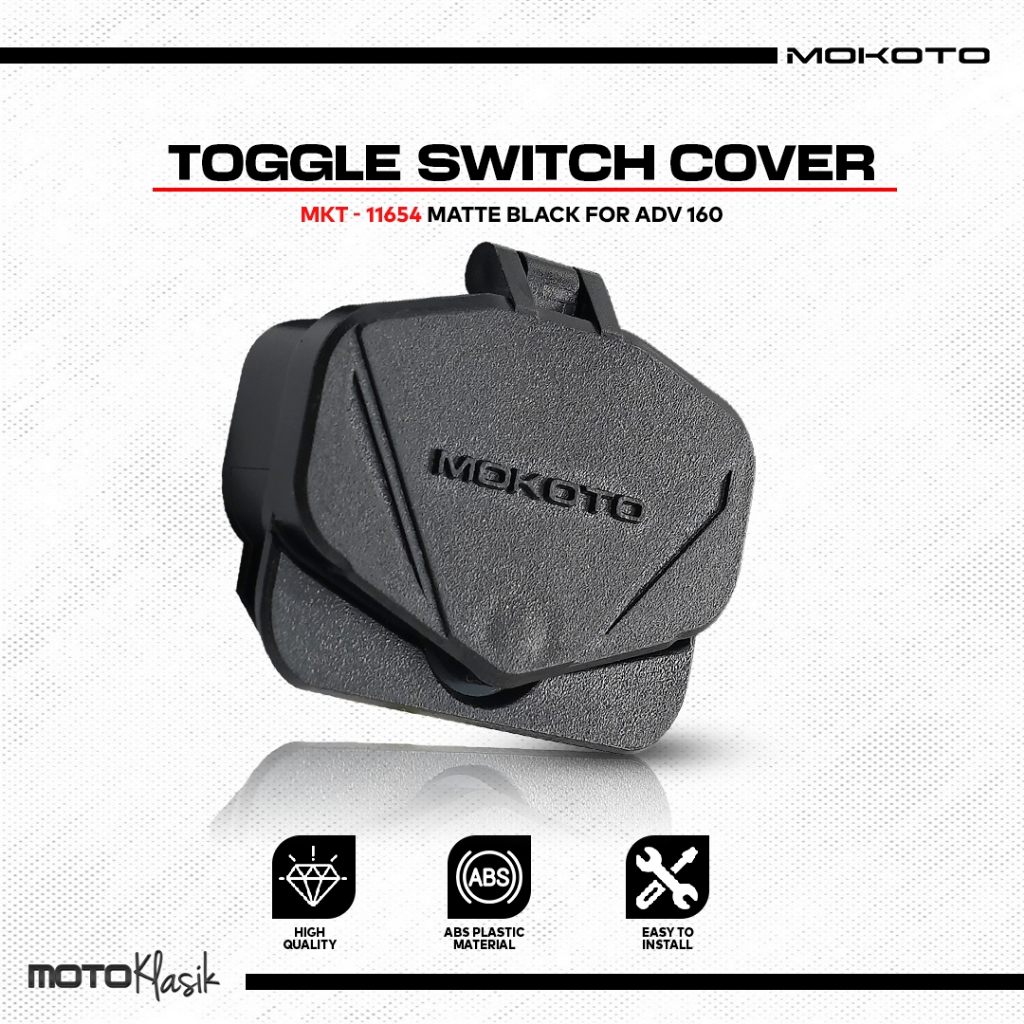 MOKOTO HONDA ADV 160 TOGGLE SWITCH COVER MATTE BLACK MKT-11654 SWITCH ...