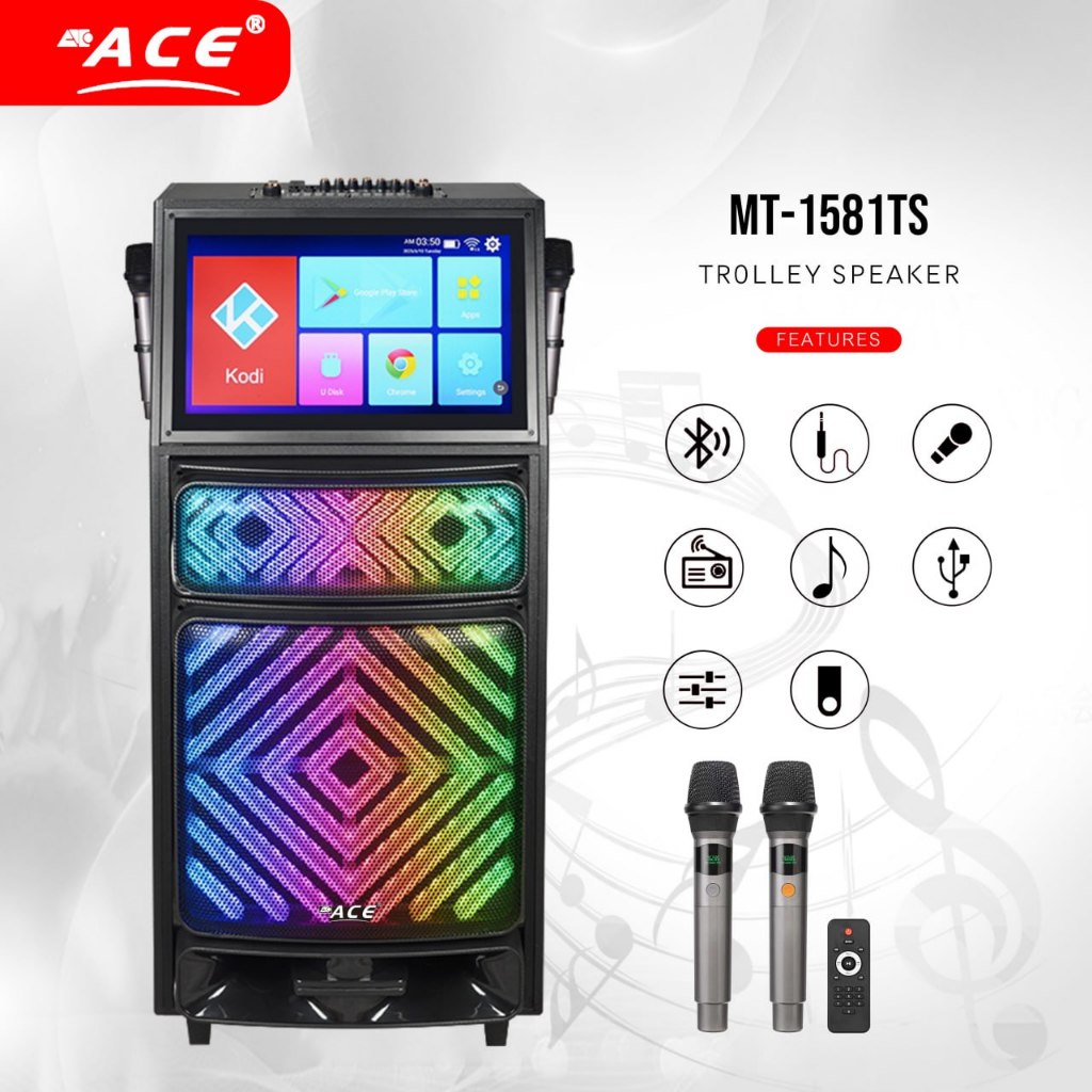 ACE MT-1581TS Karaoke Speaker System | Shopee Philippines