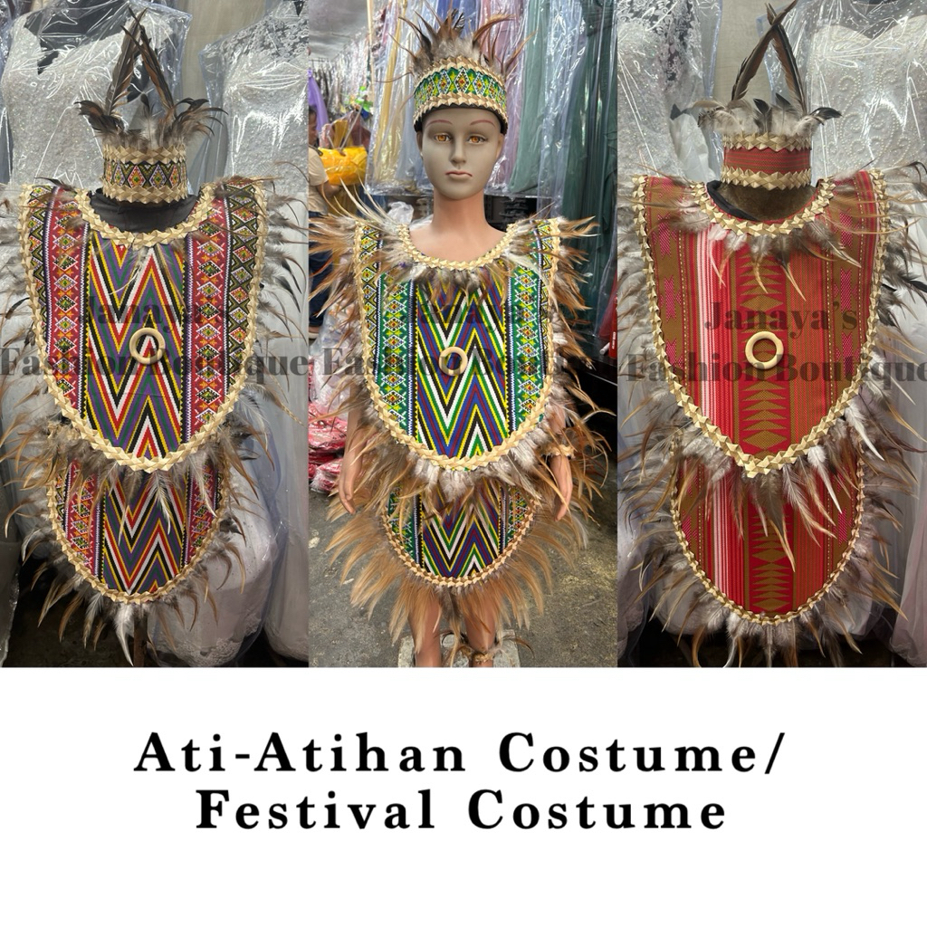 Ati-Atihan Costume/ Festival Costume/ Katutubo Native Filipino Costume ...