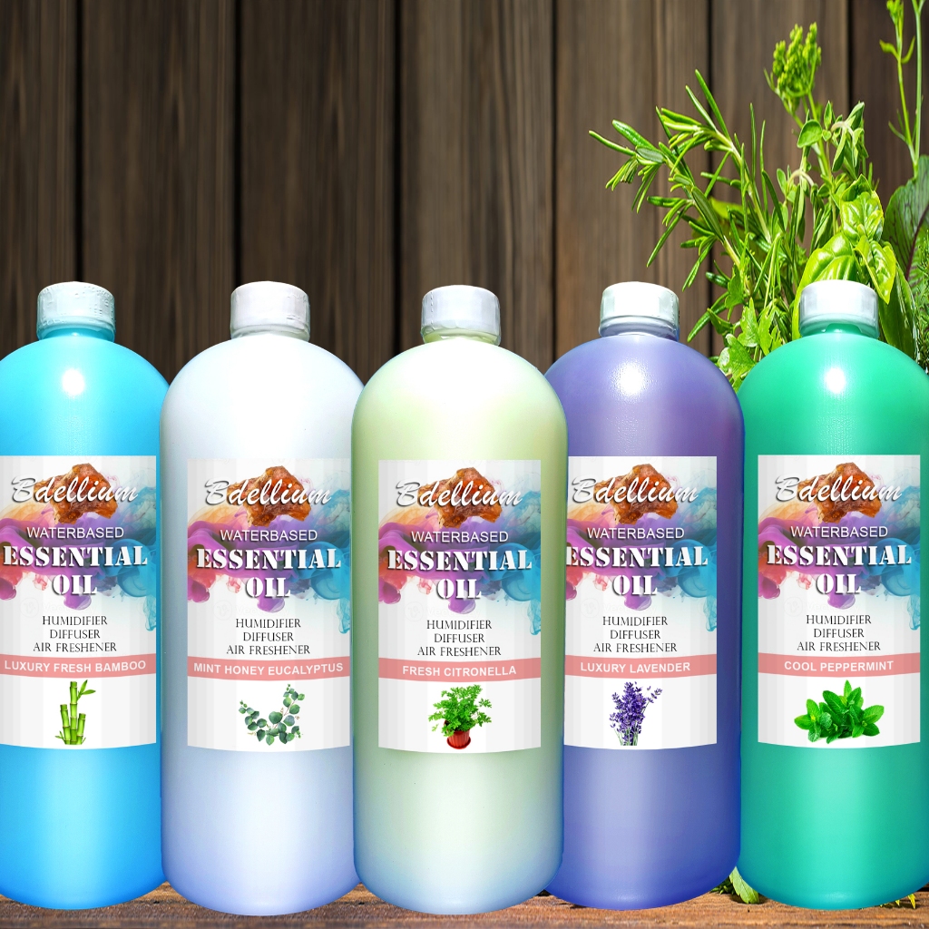 1LITER Leaf and Blooms Water Based Essential Oil Hotel Scents Air ...