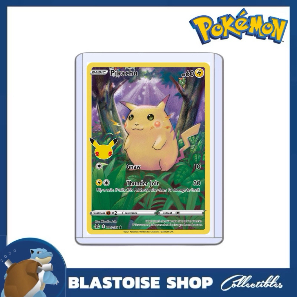 [EN] Pokemon Trading Card Pikachu 005/025 25th Anniversary Mitsuhiro ...