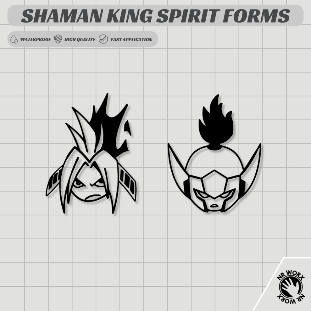 Shaman King Amidamaru Bason Spirit Form Vinyl Decal Anime Sticker for ...