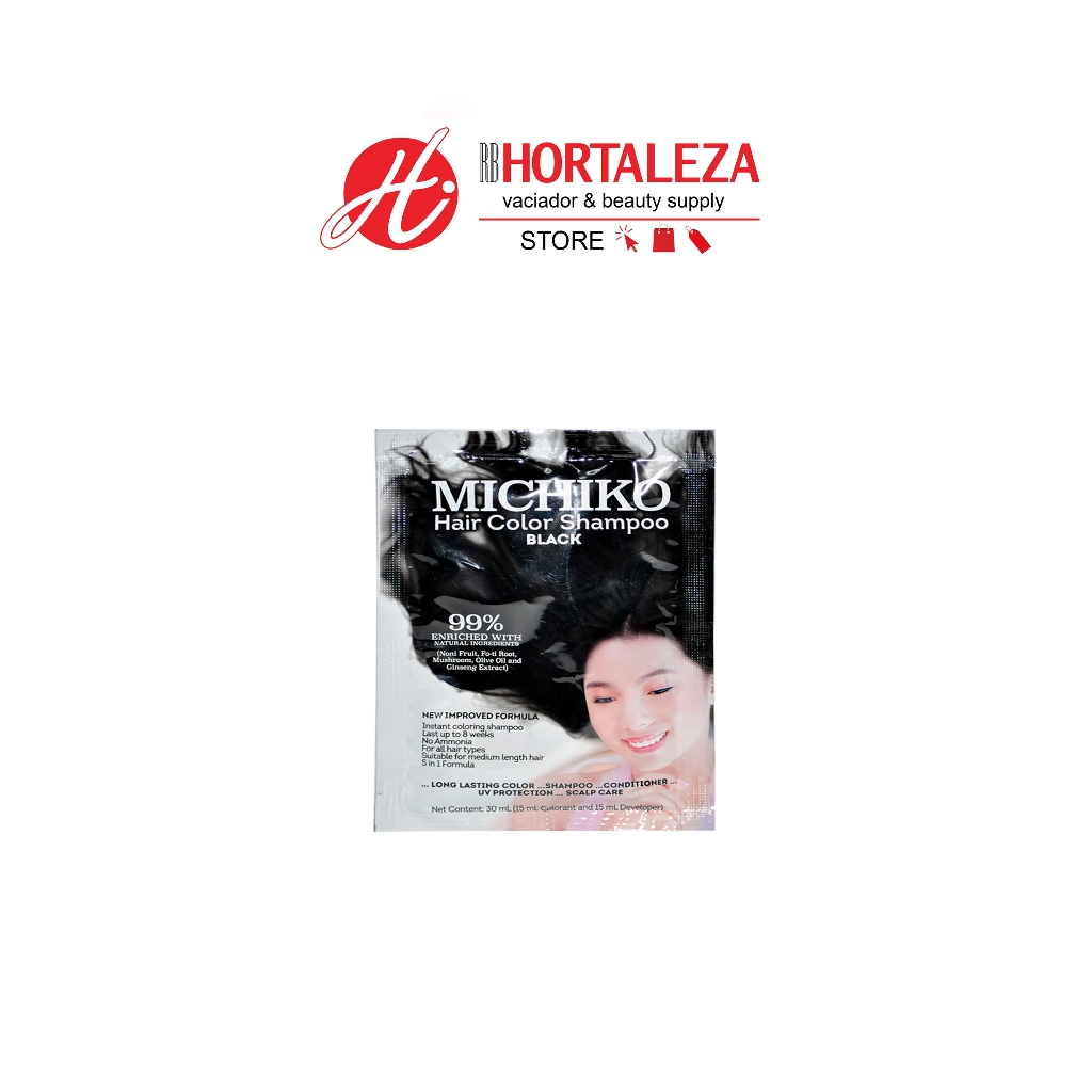 Michiko Hair Color Shampoo (30ML) | Shopee Philippines