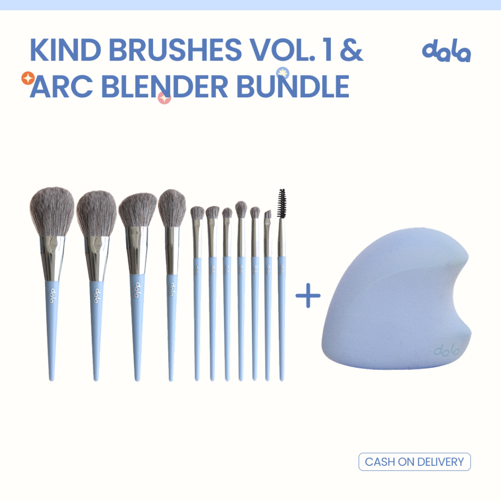 DALA Kind Brushes Volume 1 - Soft Vegan Synthetic Bristles | Shopee ...