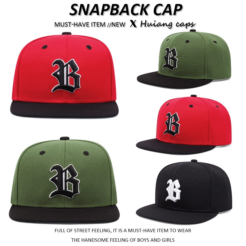 Snapback cap for men women high quality Gothic letter embroidery hiphop ...