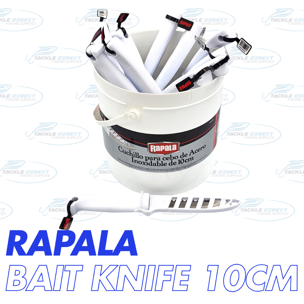 RAPALA BAIT KNIFE 10cm Color White Fishing Knife | Shopee Philippines