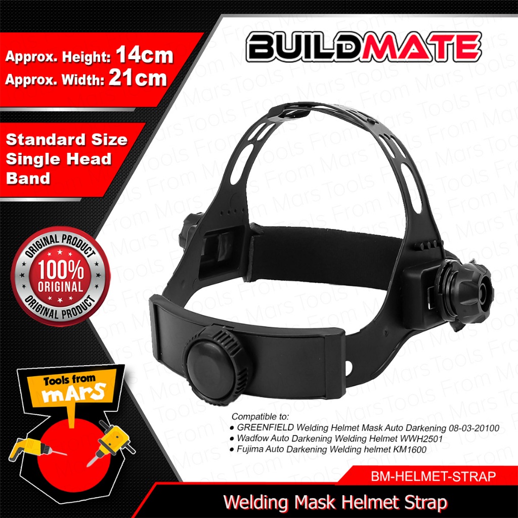 Buildmate Welding Mask Helmet Extra Strap Used for Eye & Face ...