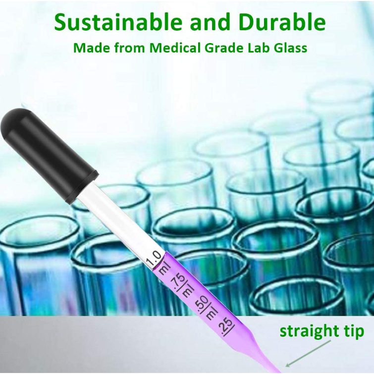 MT- 1ML GLASS DROPPER CALIBRATED PER 1 PIECE | Shopee Philippines