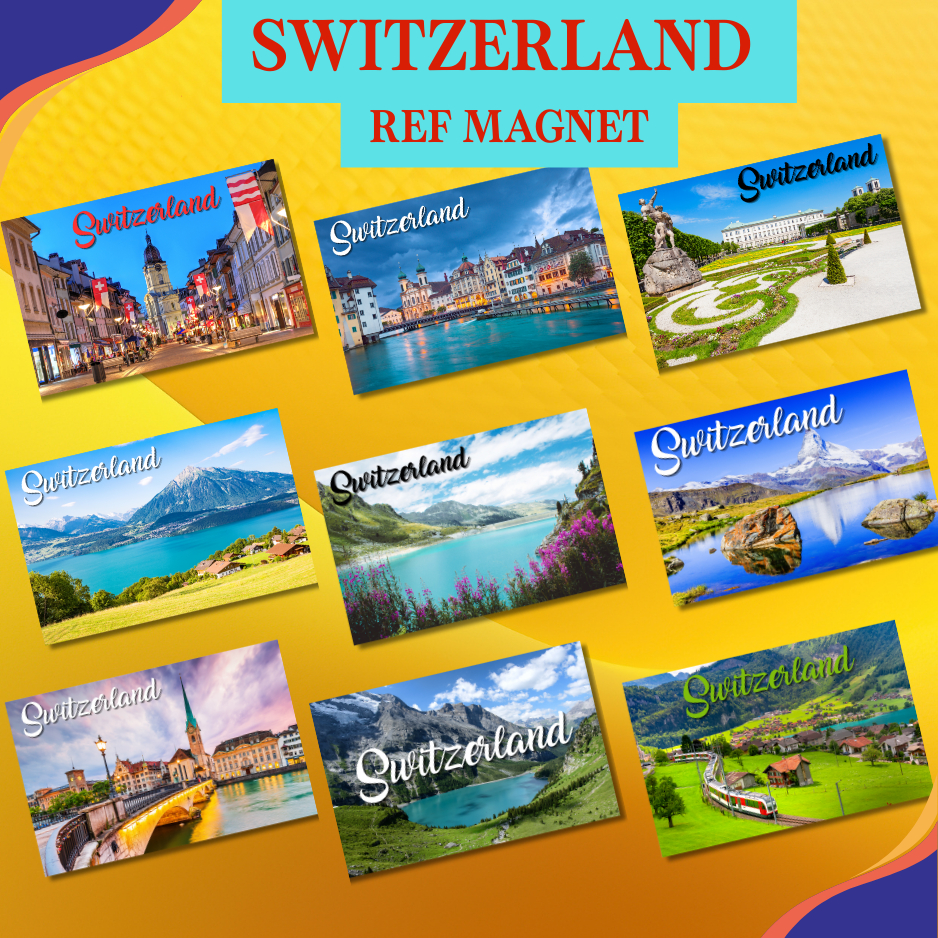 SWITZERLAND REF MAGNET SOUVENIER ATM SIZE | Shopee Philippines