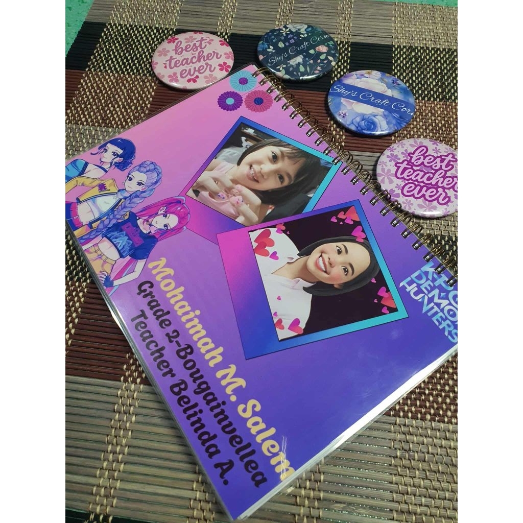 Personalized laminated Pad Paper for Grade 1,2@3, double loop wire ...