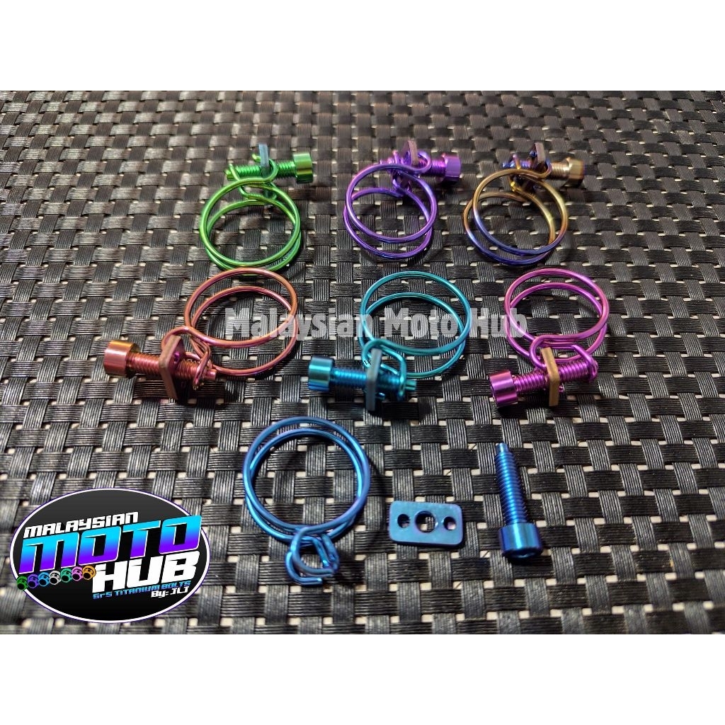 TITANIUM UNIVERSAL RADIATOR CLAMP PER PIECE | Shopee Philippines