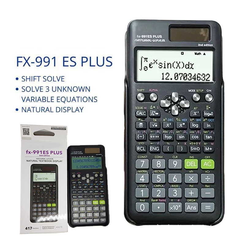 Scientific Calculator FX-991EX FX-991ES Plus Calculators New Edition ...