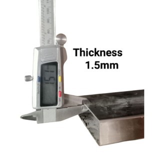 Square tube Tubular stainless steel 1x2 SUS304 sold per 1ft,2ft,3ft,4ft ...
