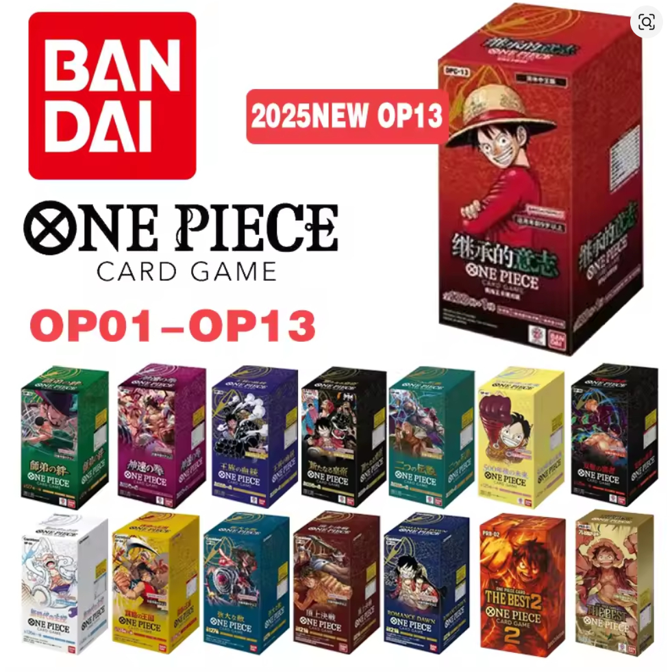 Japanses Bandai Genuine Booster Box One Piece OP01 OP05 OP09 OP11 OP12 OP13 Tcg Collection ...