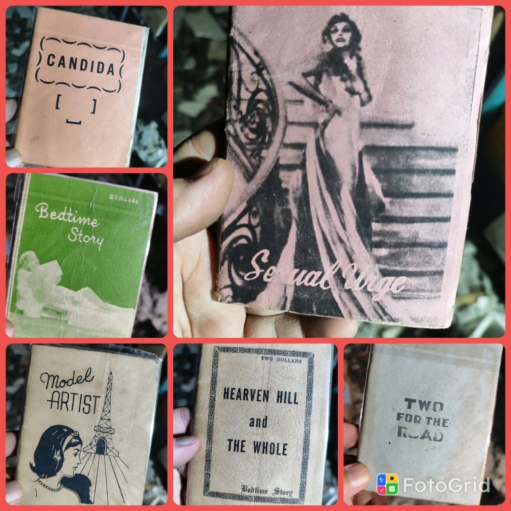 Vintage Preloved Random Matured/XXX Reading Pocketbooks 1950's Era 2A ...