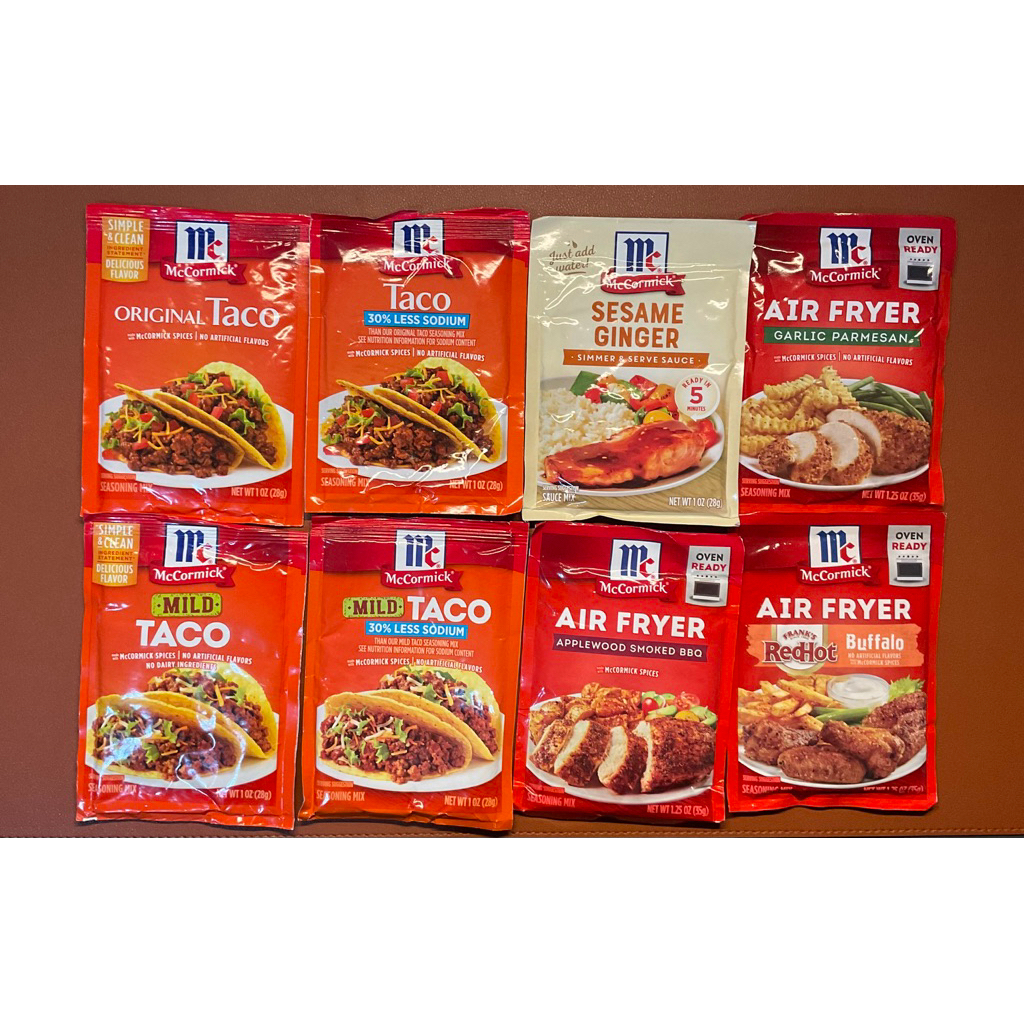 McCormick Assorted Seasoning Mix Assorted Flavors | Shopee Philippines