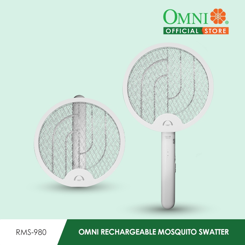 OMNI RECHARGEABLE MOSQUITO SWATTER - RMS-980 | Shopee Philippines