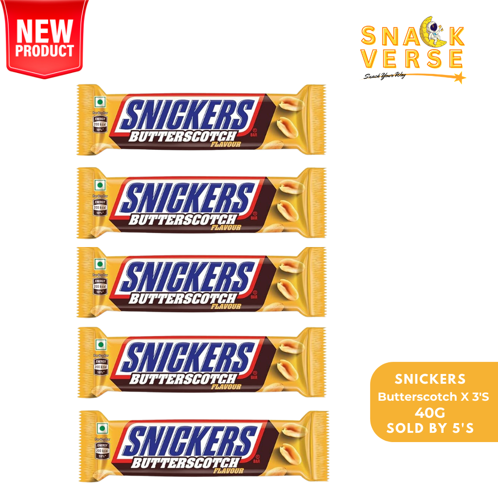 Snickers Butterscotch Flavour - 40G sold by 5's - APRIL 24, 2026 ...