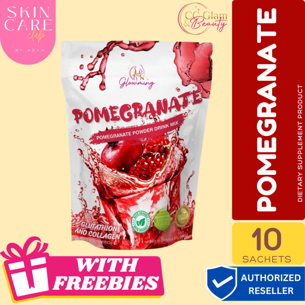 Pomegranate Juice Drink with Glutathione, Collagen by CC Glam and ...