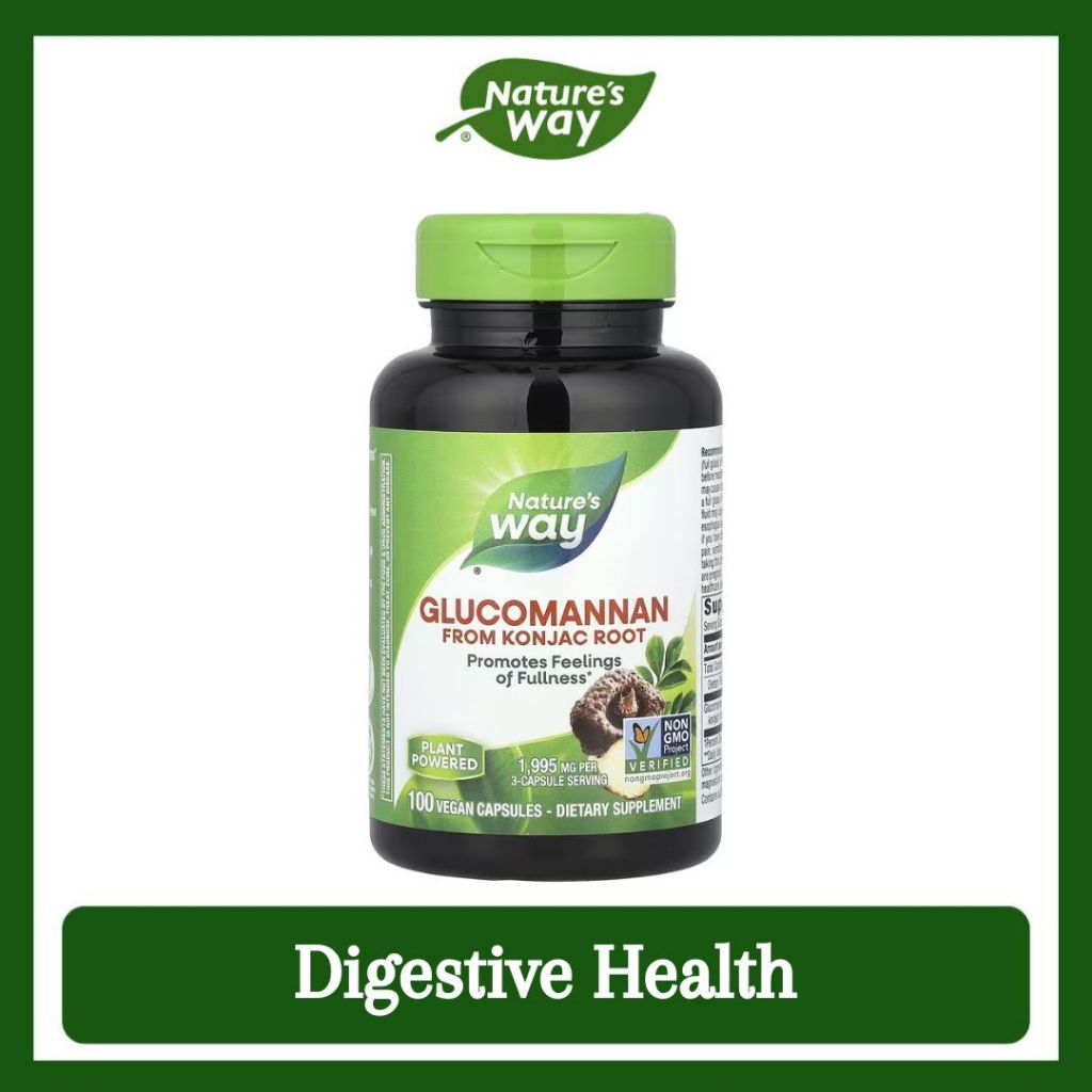 Nature's Way, Glucomannan from Konjac Root ( Supports Overall Digestive ...