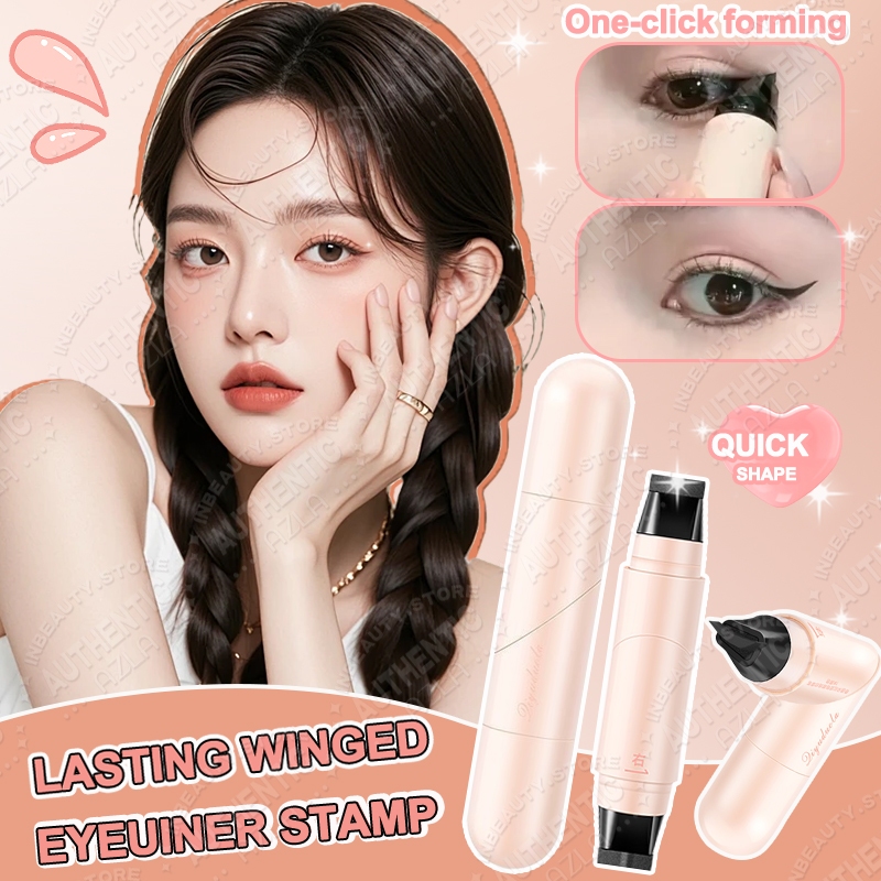 Dual Ended Eyeliner Stamp Waterproof Quick-Dry Non-smudge Liquid ...