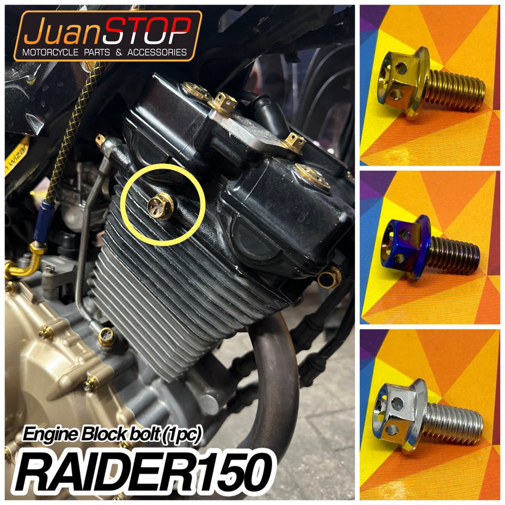 Raider150Carb Engine Block bolt (1pc only) | Shopee Philippines