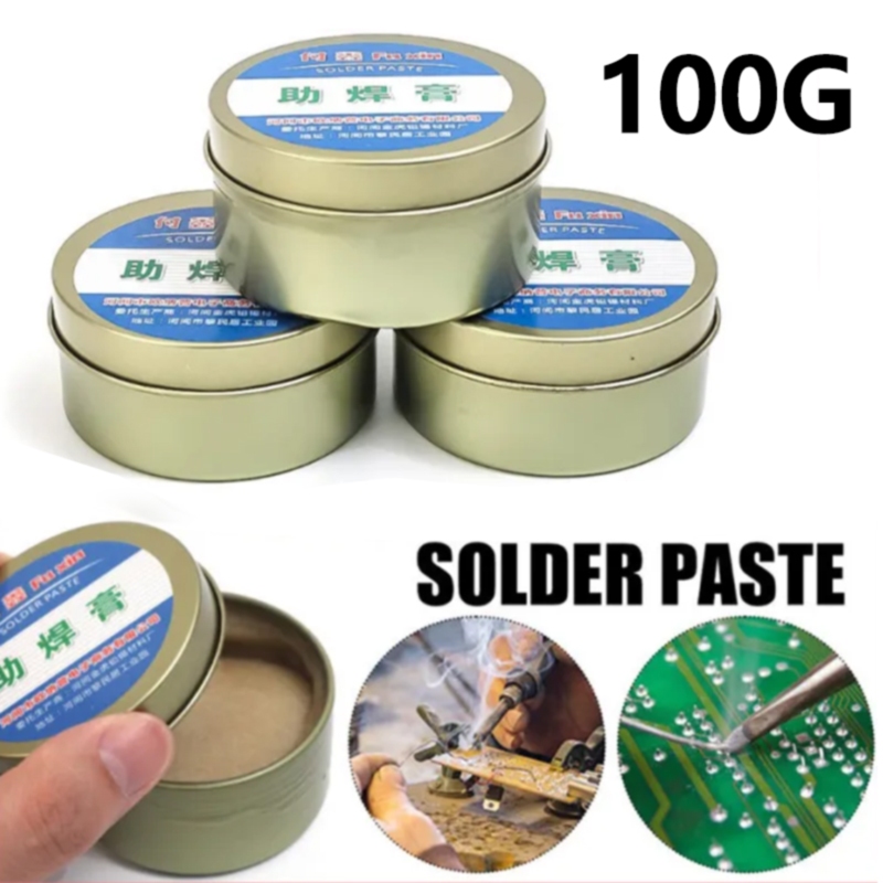100g Solder Paste with Rosin Soldering Flux Core No-clean Solder Grease ...