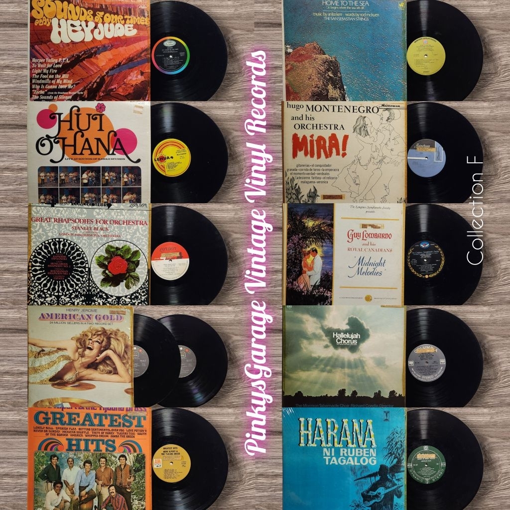 [VINTAGE VINYL RECORDS] Collection F: Ruben Tagalog, American Gold, Ohana, Mira!, Herb Alpert ...