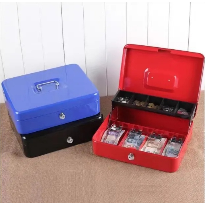 ROBEN. Metal Cash box Drawer Cashier Safety box Lock Big Size Secure ...