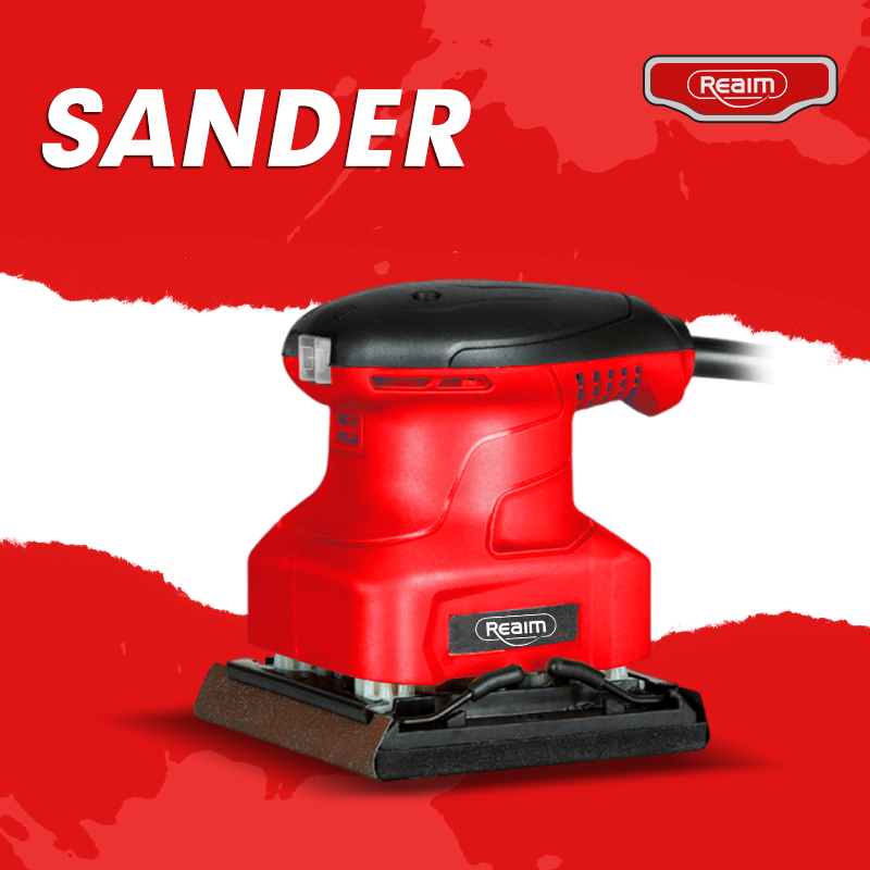 REAIM Electric Sander Power Tool 580W Sanding Machine Polishing Machine ...