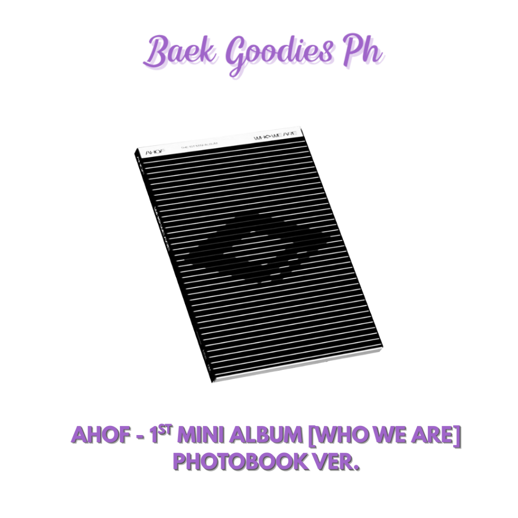 AHOF - 1st Mini Album [Who We Are] Photobook Ver. Sealed Album | Shopee ...