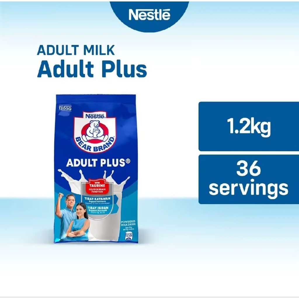 Bear Brand Adult Plus 1.2kg | Shopee Philippines