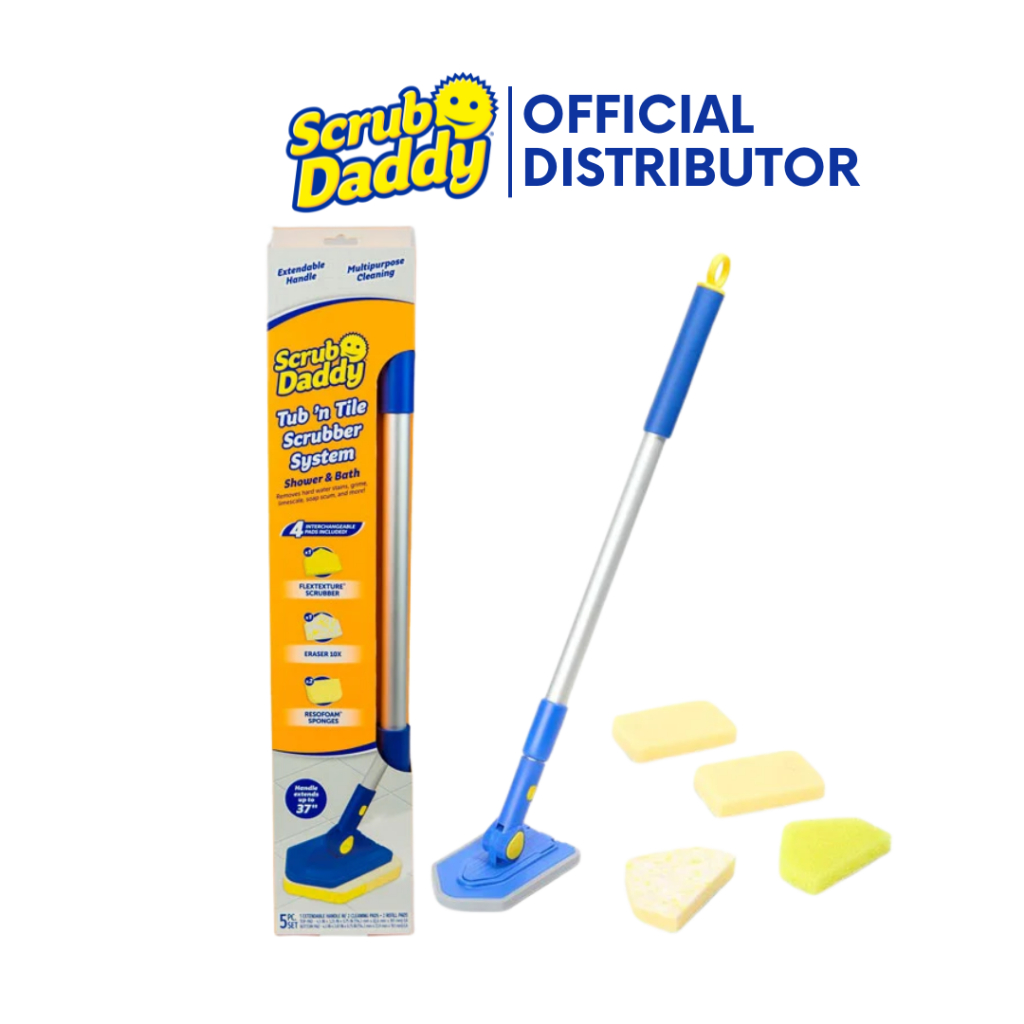 Scrub Daddy Tub n’ Tile Scrubber System | Shopee Philippines
