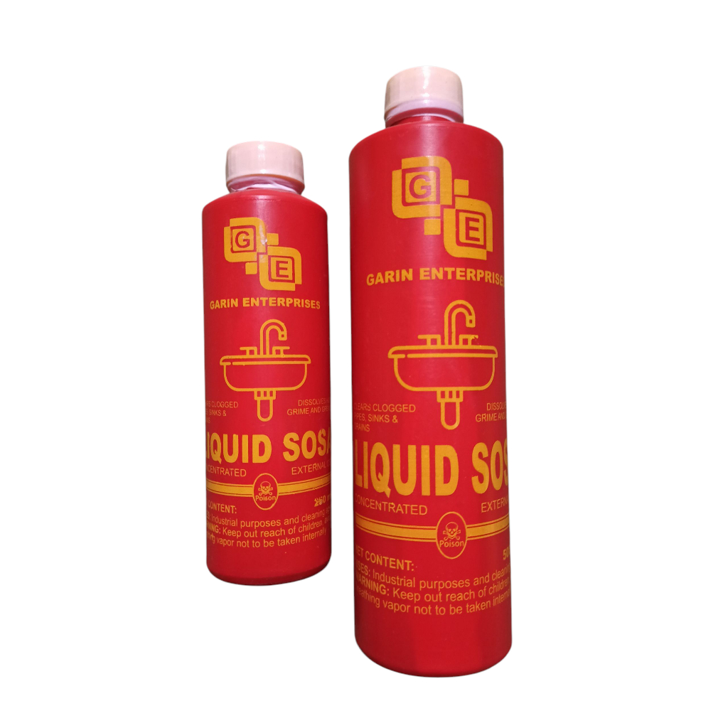 GE Liquid Sosa 250ML / 500ML (SINK & DRAIN DECLOGGER) | Shopee Philippines